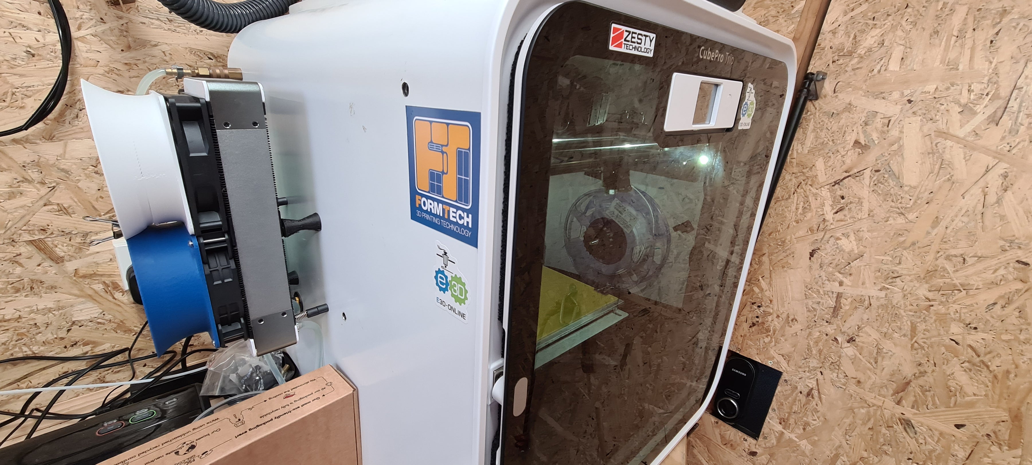 Supercharged 3D Systems Cube Pro Trio, totally rebuilt into a high tem ...