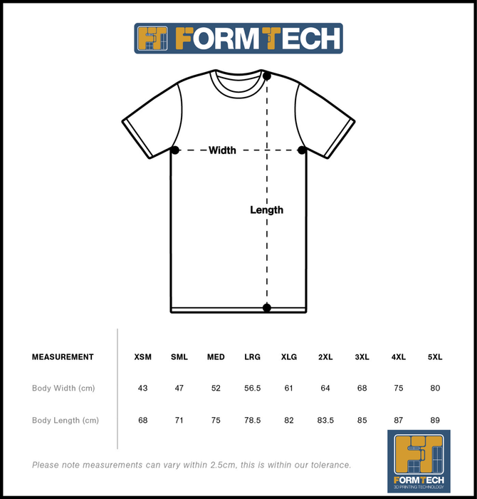Formtech Short Sleeve Tee Shirt Mens — FormTech