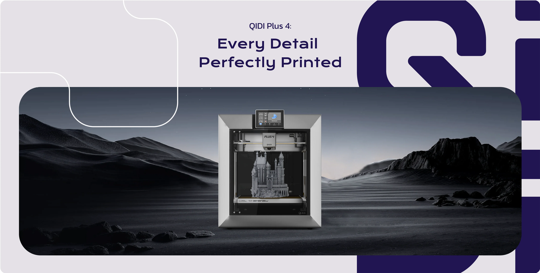 Qiditech Plus4 3D Printer – Formtech Limited